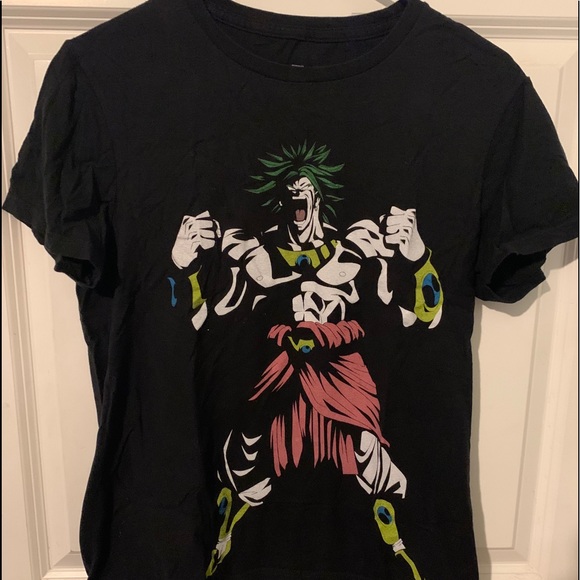 Hot Topic | Tops | Broly Dragon Ball Dbz Hottopic Tshirt Super Saiyan ...